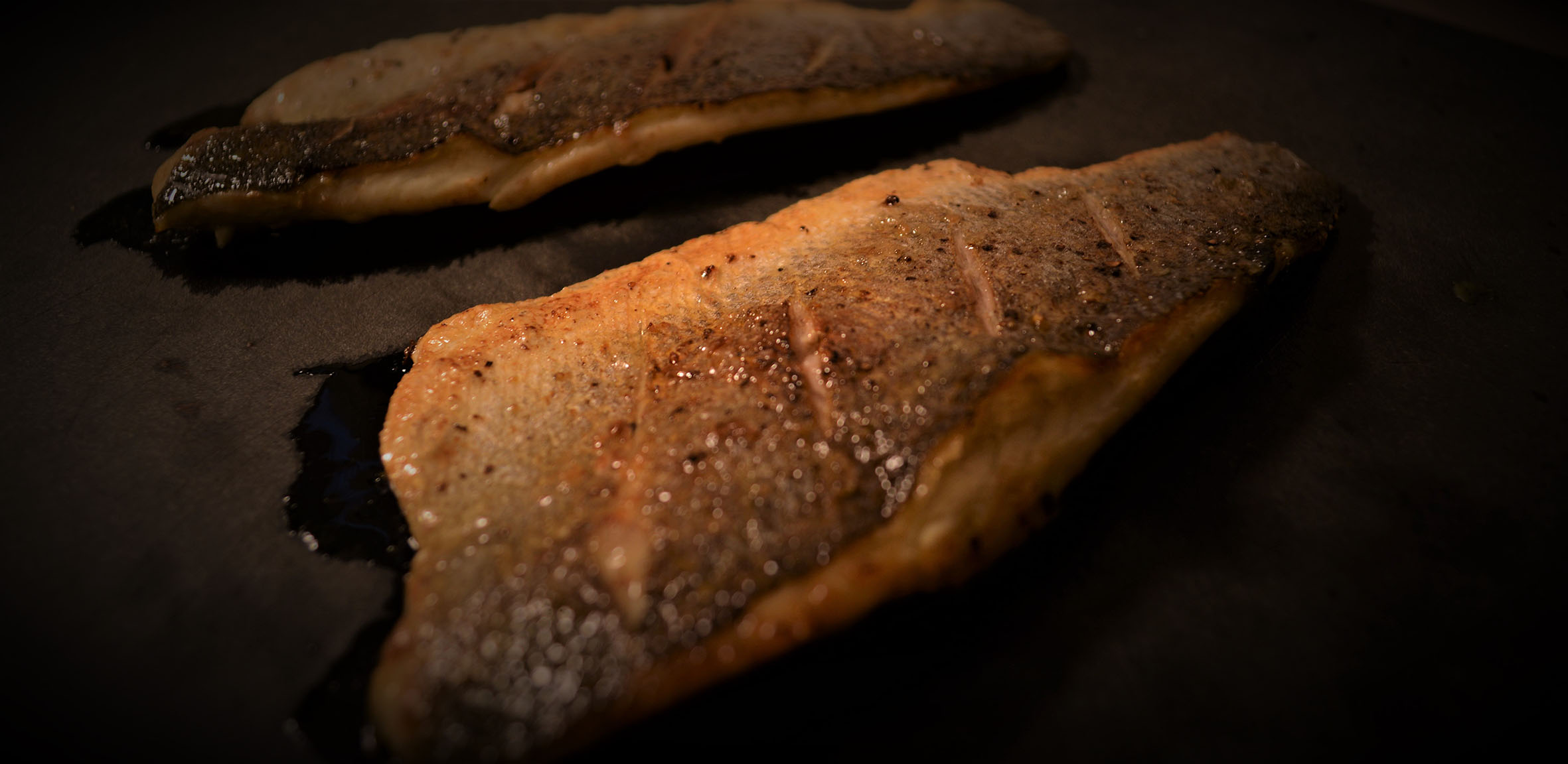 How to pan-fry a Sea Bass fillet - Slim Jim Cooking